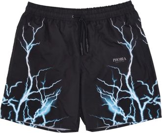 Phobia Archive Homme, Maillots de bain, Noir, Taille: L Short de bain