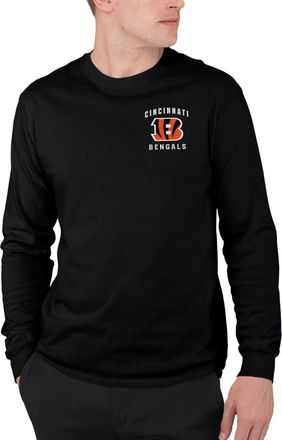 Junk Food NFL - Field Flag - Offiziell lizenziertes Langarm-Fan-T-Shirt f&uuml;r Erwachsene f&uuml;r Damen und Herren