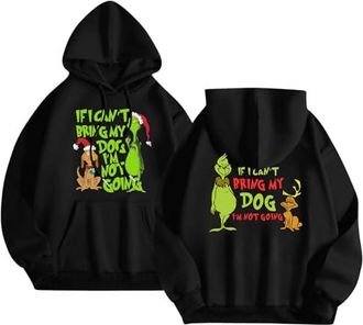 Generic Le Grinch Sweat A Capuche Femme Adulte Moche Pilou Costume Chaud Christmas Pull Plaid The Sweatshirts De Femmes Polaire Noel Vetement Oversize Pulls H