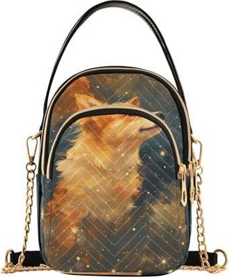 Mnsruu Sac à bandoulière Galxay pour femme, sac à dos à bandoulière, petit sac à bandoulière avec sangle réglable