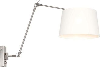 Steinhauer Wandleuchte - Prestige Chic - stahl - leinen metall - Steinhauer