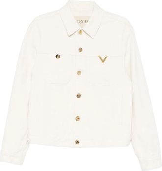 Valentino Garavani Homme, Vestes, Beige, Taille: L Denim Vestes