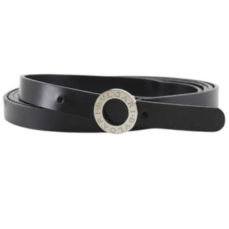 Bulgari Pre-owned Kalbsleder G&uuml;rtel - - Pre-owned - Damen - Schwarzk - ONE SIZE