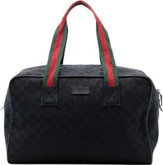 Gucci unisex, Pre-owned, Noir, Taille: ONE Size Pre-owned Weekend Bag