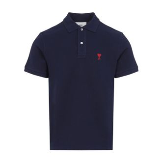 Ami Homme, Tops, Bleu, Taille: XS Polo Bleu &Eacute;l&eacute;gant V&ecirc;tement D&eacute;contract&eacute;
