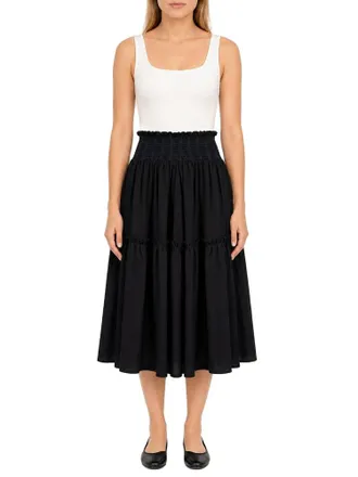 Pinko Womens Skirt Cotton Apparel - Black