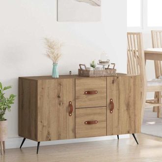 vidaXL Buffet Ch&ecirc;ne artisanal 100 x 36 x 60 cm Bois ding&eacute;nierie vidaXL