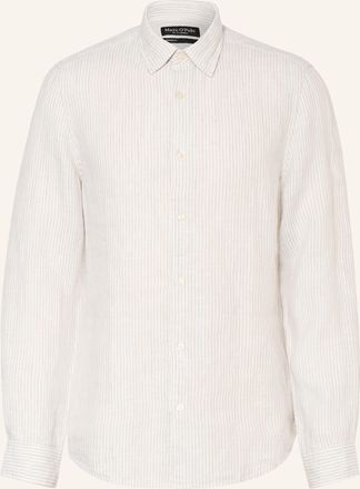 Marc O'Polo Marc Opolo Leinenhemd Regular Fit braun
