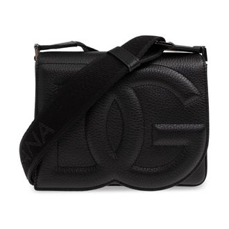 Dolce & Gabbana Mittlere DG Logo Tasche Umh&auml;ngetasche - - Bags - Herren - Schwarzk - ONE SIZE