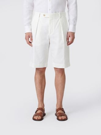 HUGO BOSS Bermuda de tailleur en coton coupe regular avec poches italiennes