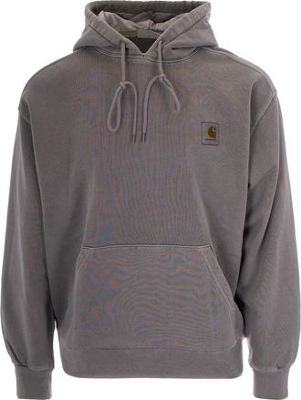 Carhartt Work in Progress Homme, Sweatshirts et sweats &agrave; capuche, Gris, Taille: L Hooded Nelson SweaT-shirt