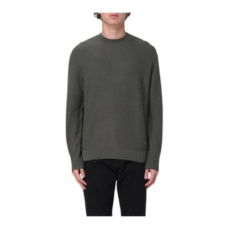Emporio Armani Knit Rundhals-Pullover - - Knitwear - Herren - Gr&uuml;n - 3XL