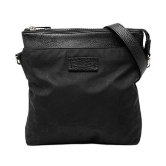 Gucci Pre-owned Vintage Nylon Crossbody Bag - - Pre-owned - Damen - Schwarzk - ONE SIZE