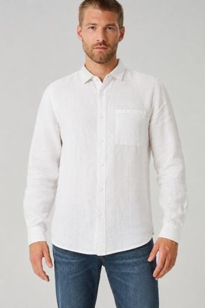 Hempage Hempage Herren vegan Hemd Hanf Regular Fit Wei&Atilde;Y