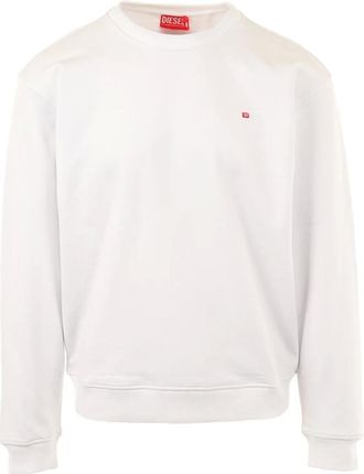 Diesel Homme, Sweatshirts et sweats &agrave; capuche, Blanc, Taille: L SweaT-shirt ras du cou