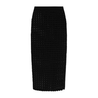Dolce & Gabbana Wollrock - - Skirts - Damen - Schwarzk - XS