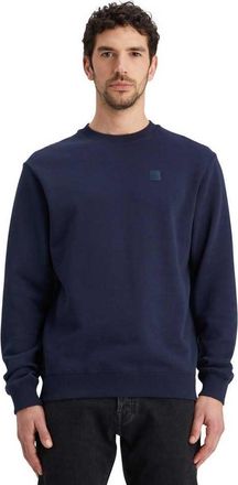 Scotch & Soda Herren Essential Badge Logo Crewneck Sweatshirt, Night, L