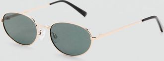Mango Lunettes soleil jey or - Femme - Taille unique - MANGO