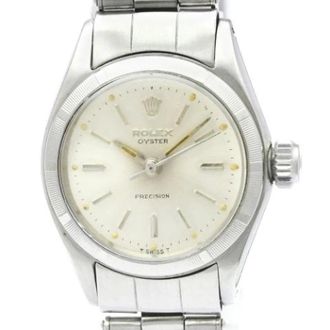 Rolex Pre-owned Oyster Precision 6411 Montre-bracelet - Femme - Pre-owned - Gris - Taille: ONE Size