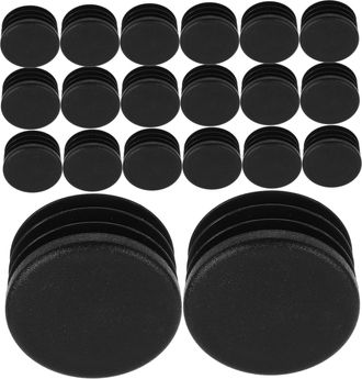 DOITOOL 100 Stück Teiliges Runde Rohrstopfen aus Robustem Geräuschdämpfende Möbelbein Endkappen für Stuhl und Tischbeine Einfache Montage Schützende Abdeckkap