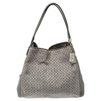 Coach Pre-owned Canvas Handtaschen - - Pre-owned - Damen - Grau - ONE SIZE