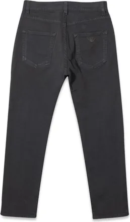 Emporio Armani Cotton Blend Jeans - Black