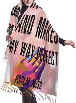 Generic Versets Religieux Des Saintes Écritures 06 Écharpe Femme Élégant Glands Foulard Doux Étole Châle De Femme