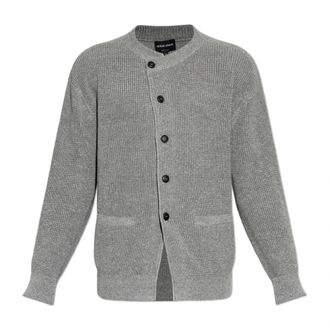 Giorgio Armani Cardigan mit Taschen - - Knitwear - Herren - Grau - M
