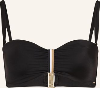 HUGO BOSS Bandeau-Bikini-Top Bandeau schwarz