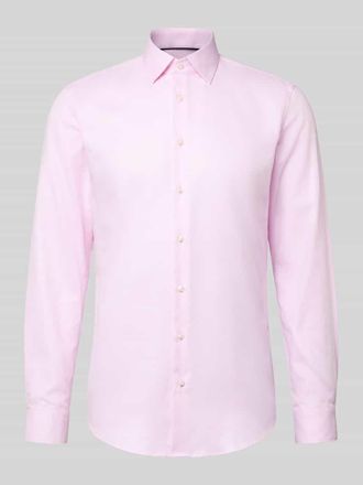 Jake*s Slim Fit Businesshemd aus reiner Baumwolle