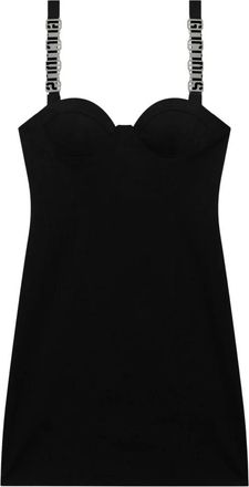 GCDS Gcds, Femme, Robes, Noir, Taille: 34 FR Robe courte &agrave; logo