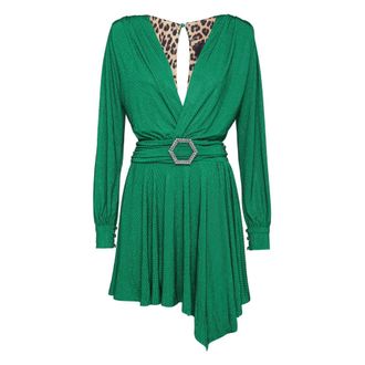 Philipp Plein Kurzes Kleid - - Dresses - Damen - Gr&uuml;n - S