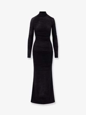 Amazu&igrave;n Dakota Sheer stretch tulle maxi dress - AMAZU&Igrave;N - gender_Woman