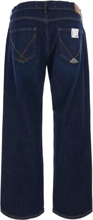 Roy Rogers Wide-Leg Denim Jeans - Blue