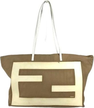 Fendi Damen, Pre-Owned, Beige, ONE SIZEGr&ouml;&szlig;e