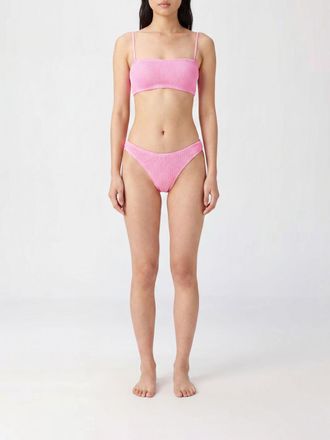 Hunza G Bandeau-Bikini aus Funktionsstoff mit tief sitzendem Slip