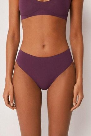 Calzedonia Bikinihose Mit Hohem Bund Invisible Bonding Bordeaux