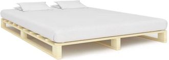vidaXL Palettenbett Massivholz Kiefer 200&times;200 cm Vidaxl