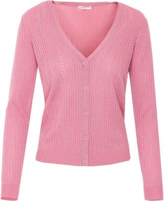 Liu Jo Femme, Pulls, Rose, Taille: 40 FR Cardigans