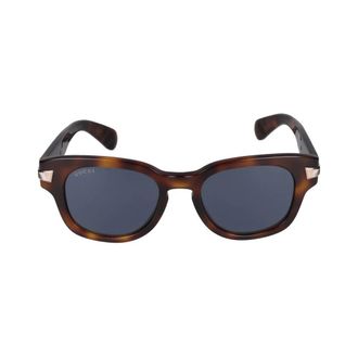 Gucci Blaue Havana Sonnenbrille Gg1518S Stil - - Accessories - Herren - Braun - 51 MM