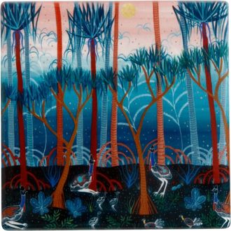 Maxwell & Williams Livellara Milano Cassowaries Untersetzer, 9,5 cm, Melanie HAVA, 6 St&uuml;ck