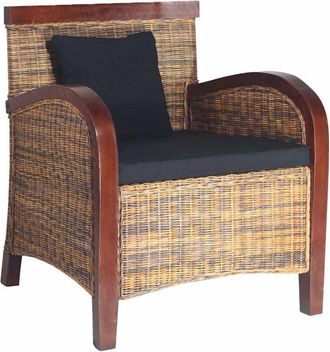 vidaXL Fauteuil Rotin tiss&eacute; &agrave; la main Vidaxl