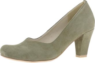 Hirschkogel Damen 3000507 Pumps, Grün Khaki 046, 38 EU