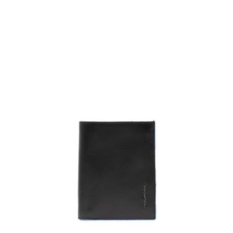 Piquadro Blue Square Vertical Wallet - Homme - Accessoires - Noir - Taille: ONE Size