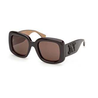 Max Mara Lunettes de soleil Mm0207 - Femme - Accessoires - Brun - Taille: 52 MM