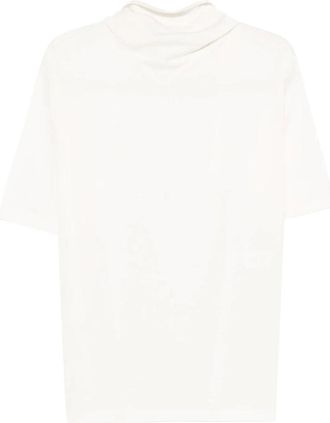 Christophe Lemaire Femme, Tops, Blanc, Taille: 36 FR T-Shirt Avec Foulard