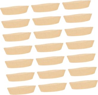 Pretyzoom Einweg Airfryer Backpapierkissen Aus Papier Hitzebest&auml;ndig Und &Ouml;labsorbierend Rundes Design F&uuml;r Hei&szlig;luftfritteuse Und Ofen Antihaftbeschichtet 50 St&uuml;c