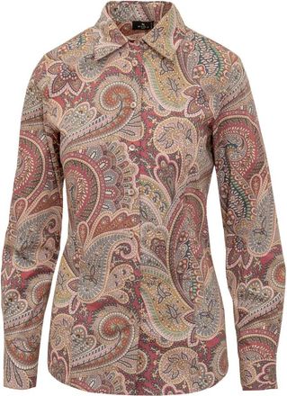 Etro Femme, Blouses et Chemises, Multicolore, Taille: 36 FR Chemise &agrave; imprim&eacute; cachemire
