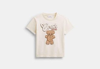 Coach Teddy Stuffie T-Shirt Aus Biobaumwolle