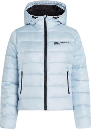 Karl Lagerfeld Karl Lagerfeld Jeans, Damen, Leichte Wattierte Jacke, Normale Passform, Blau, M